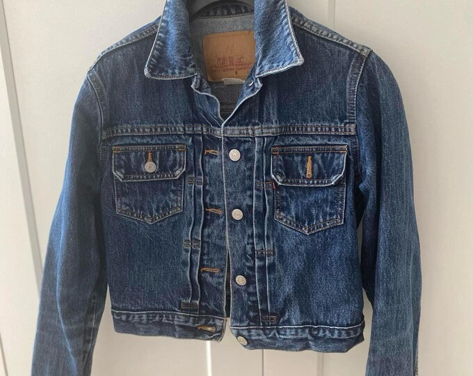 Vintage LEVI'S 507 Type 2 II Selvedge Denim Trucker Jacket Size 38/ M ...