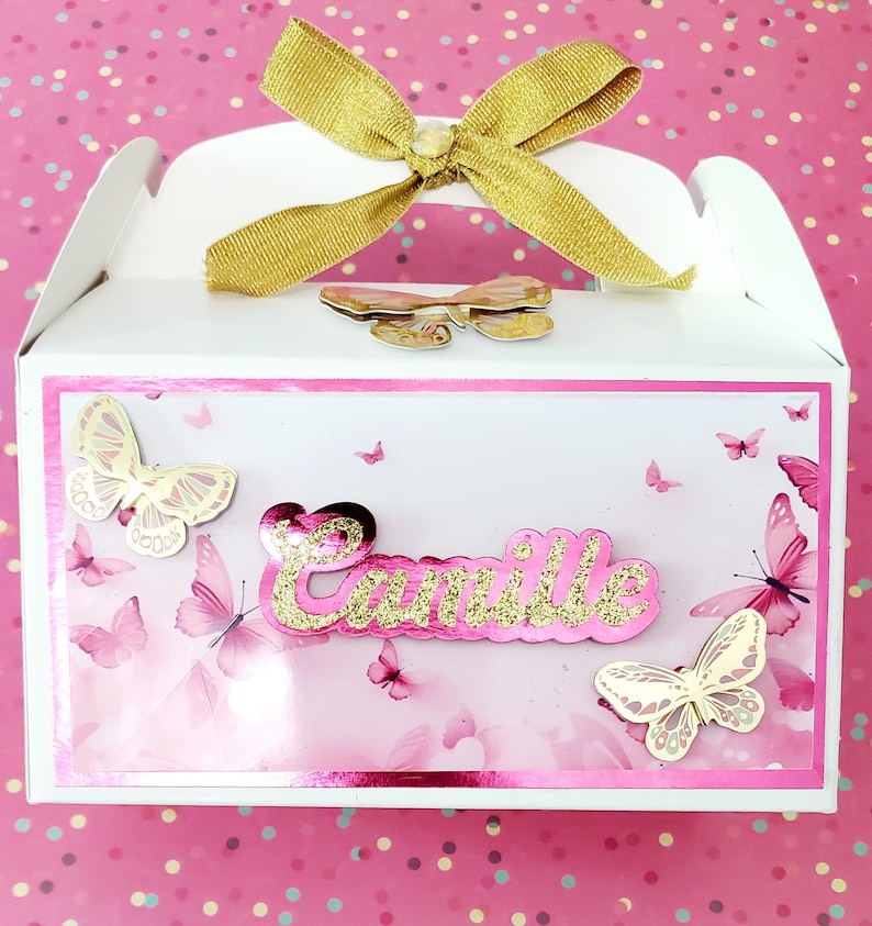Custom Party Favor Gable Box: Personalized Treat Box - Etsy