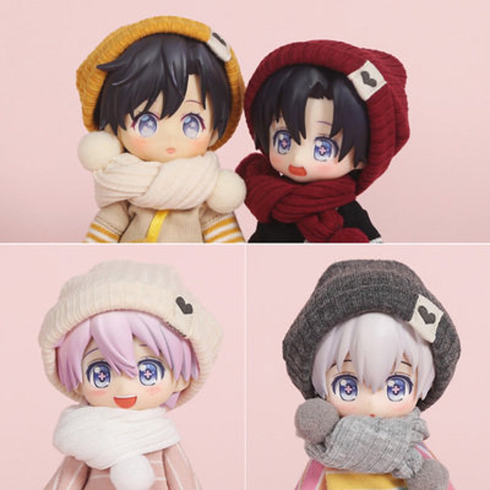 Obitsu11 Clothes Wool Hat and Scarf OB11 GSC Bjd Dolls Winter Hat - Etsy