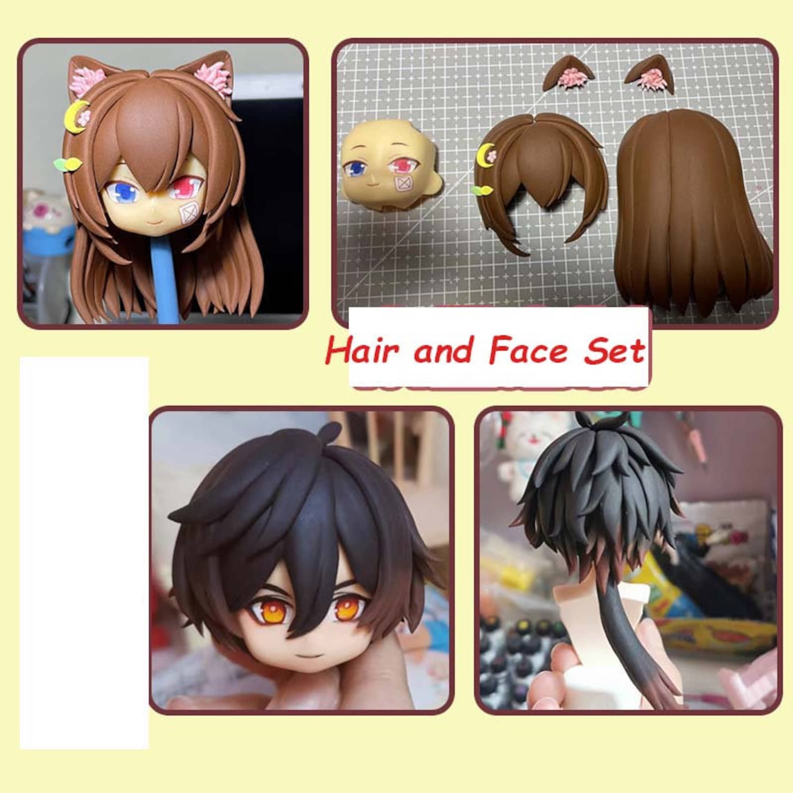 Custom Made Obitsu11 GSC Nendoroid Face Head or Hair - Etsy