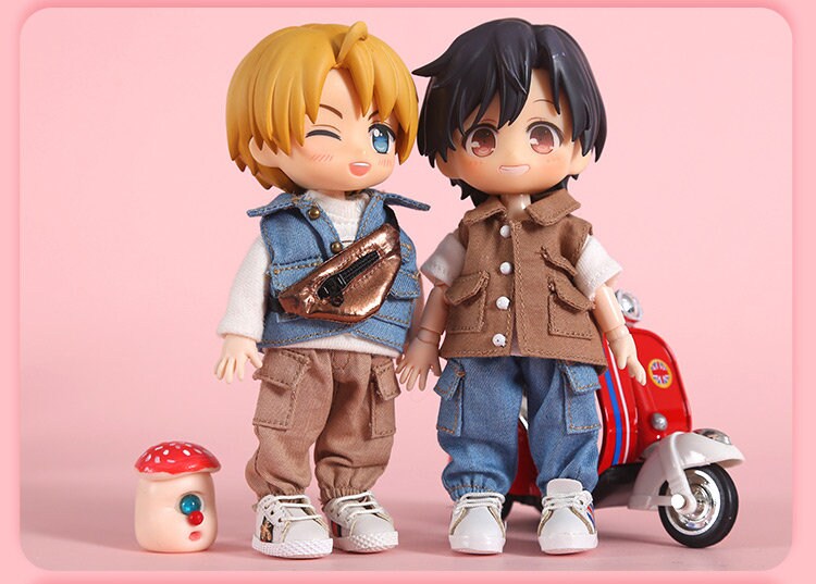 Obitsu11 Clothes Ob11 Work Pants Dolls Pants P9、1/12 BJD GSC PICCODO ...