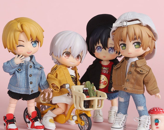 Obitsu11 Clothes Jeans Overalls Top Hat OB11 GSC Bjd Dolls - Etsy