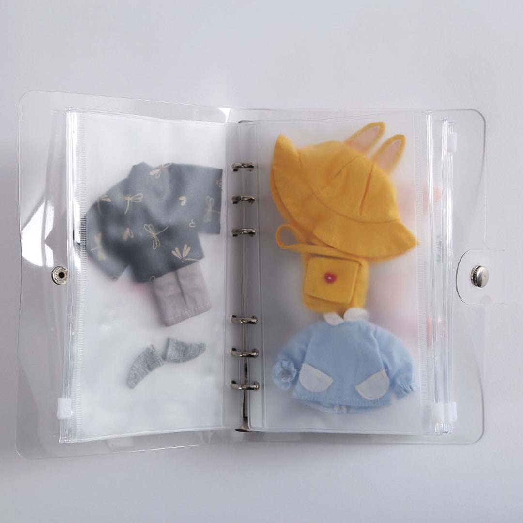 Obitsu11 Doll Clothes Storage Bag Notebook Binder Type for OB11,1/12 ...