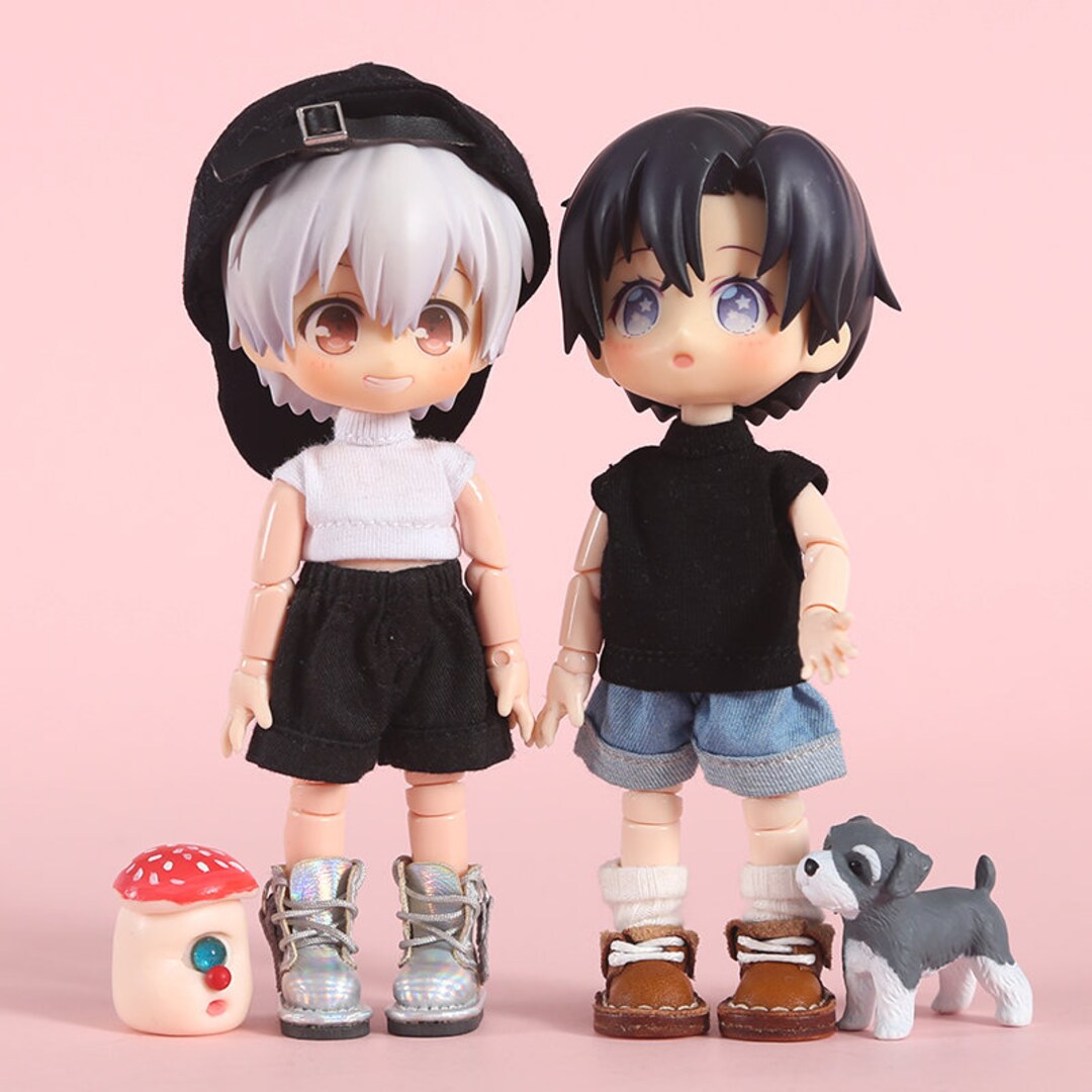 Obitsu11 Clothes Ob11 Dolls T-shirt 1/12 BJD Short Sleeve T-shirt ...