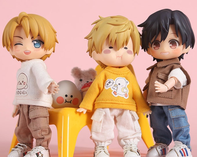 Obitsu11 Clothes Jeans Overalls Top Hat OB11 GSC Bjd Dolls - Etsy