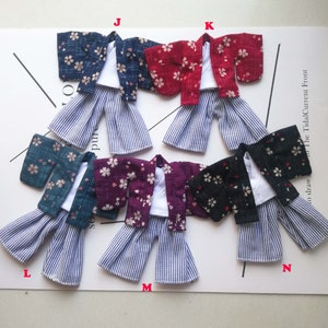Obitsu11 Doll Clothes Japanese Kimono Set for OB11,1/12 BJD SD Doll ...