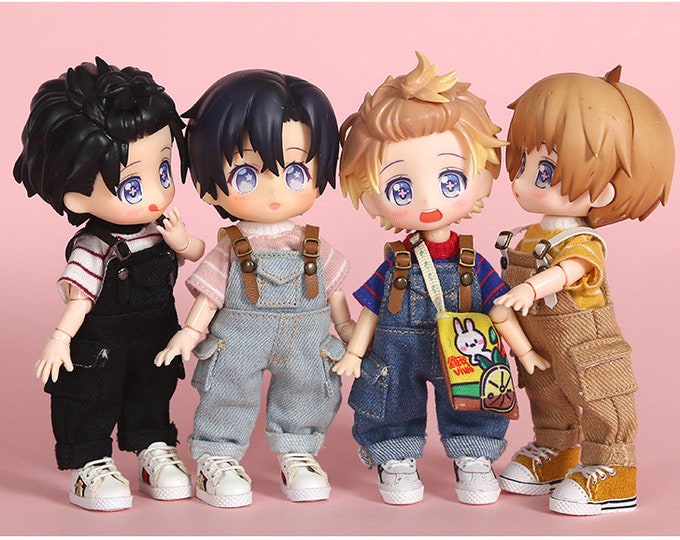 Obitsu11 Clothes Jeans Overalls Top Hat OB11 GSC Bjd Dolls - Etsy