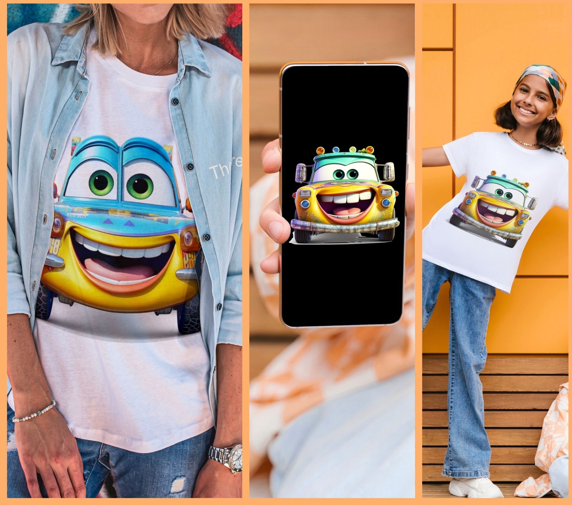 Race Cars Team Clipart Bundle of 5 X 300 Dpi PNG Files Stickers Digital ...