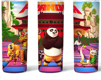 Tumbler Sublimation Kung Fu Panda - Etsy