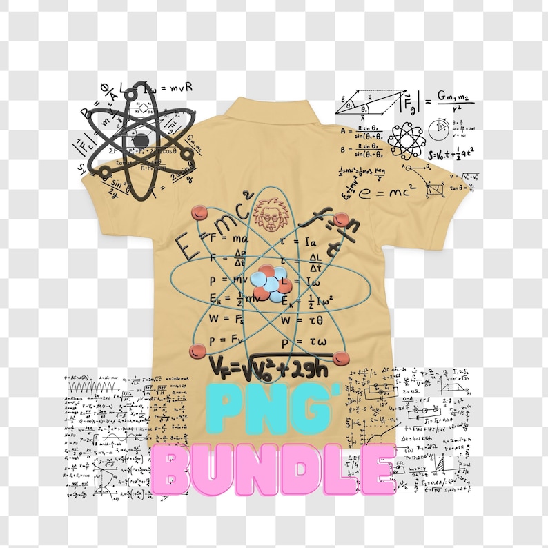 Handwritten Physics Formulas PNG Bundle of 5 X 300 Dpi PNG Files ...