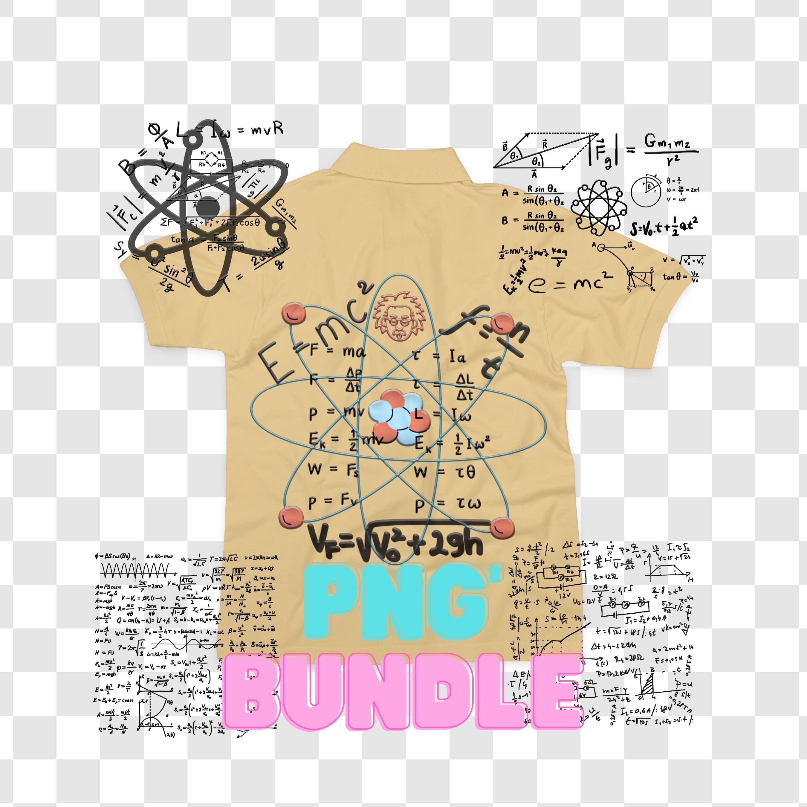 Handwritten Physics Formulas PNG Bundle of 5 X 300 Dpi PNG Files ...