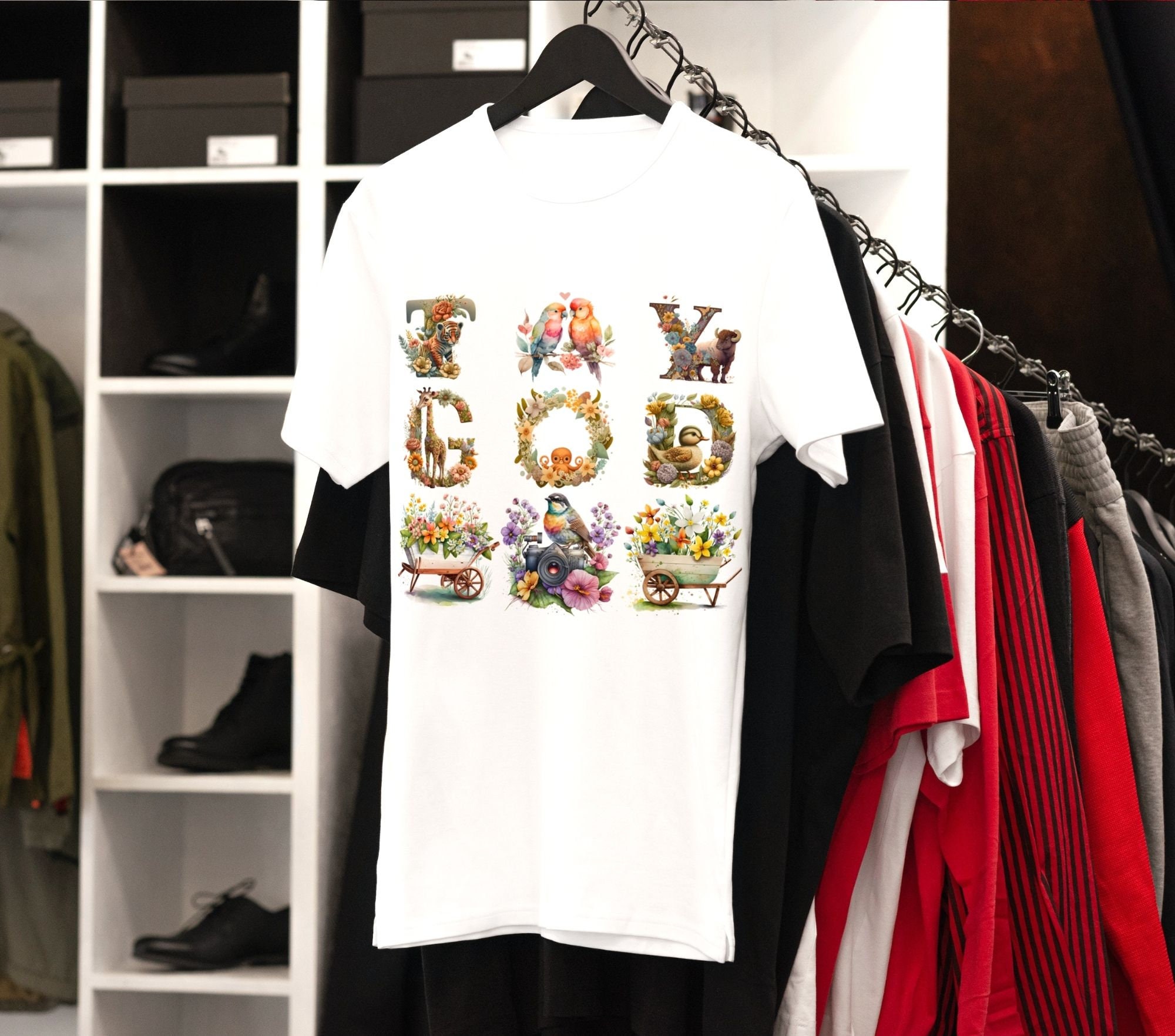 Ty God Rainbow Garden 300 DPI PNG Design, Sublimation Design ...