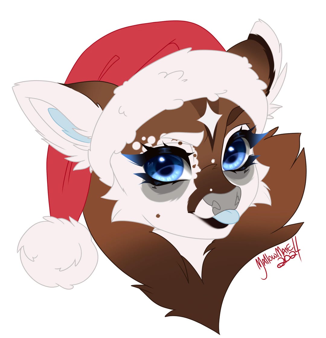 Custom Flat Coloured Furry Headshot Commissions - Etsy