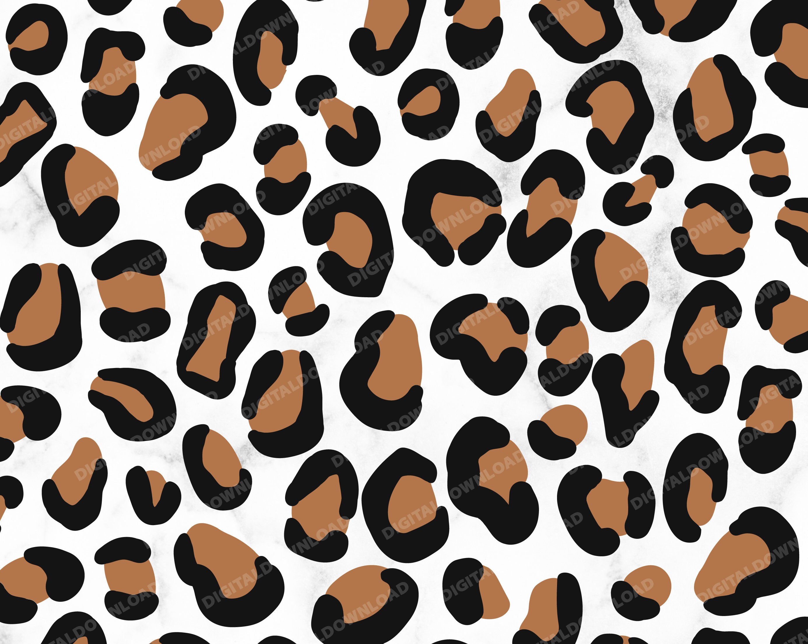 Patrón De Leopardo De Guepardo Sin Costuras Svg Png Eps Dxf Etsy