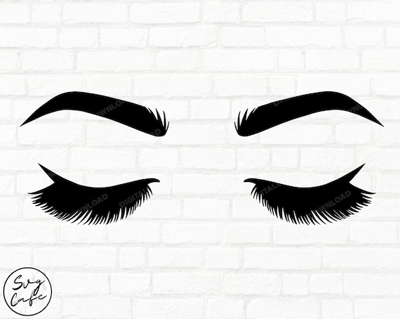Scrapbooking Embellishments Clip Art & Image Files Eye lashes svg ...