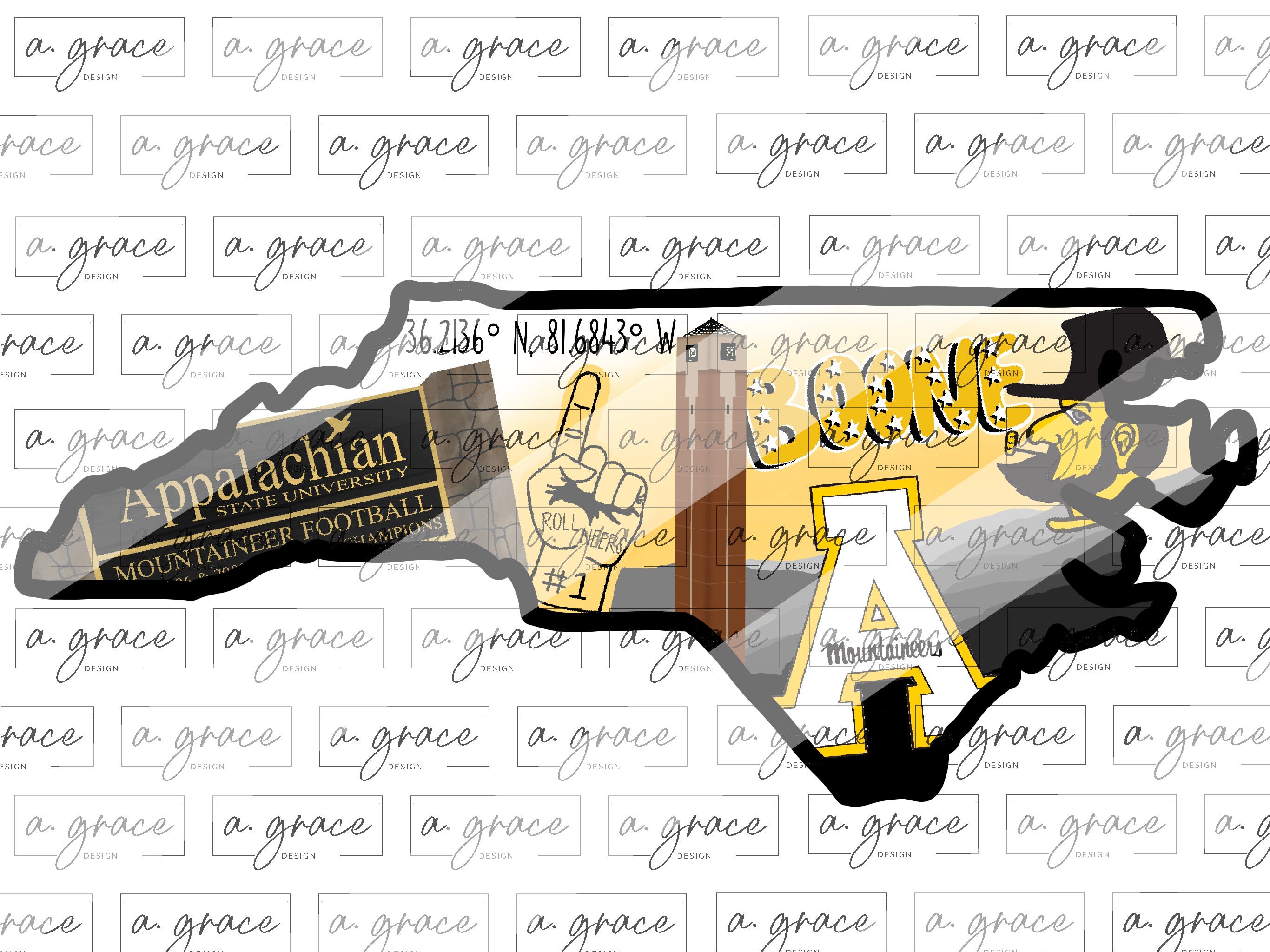 North Carolina State University Embroidery Design - Etsy