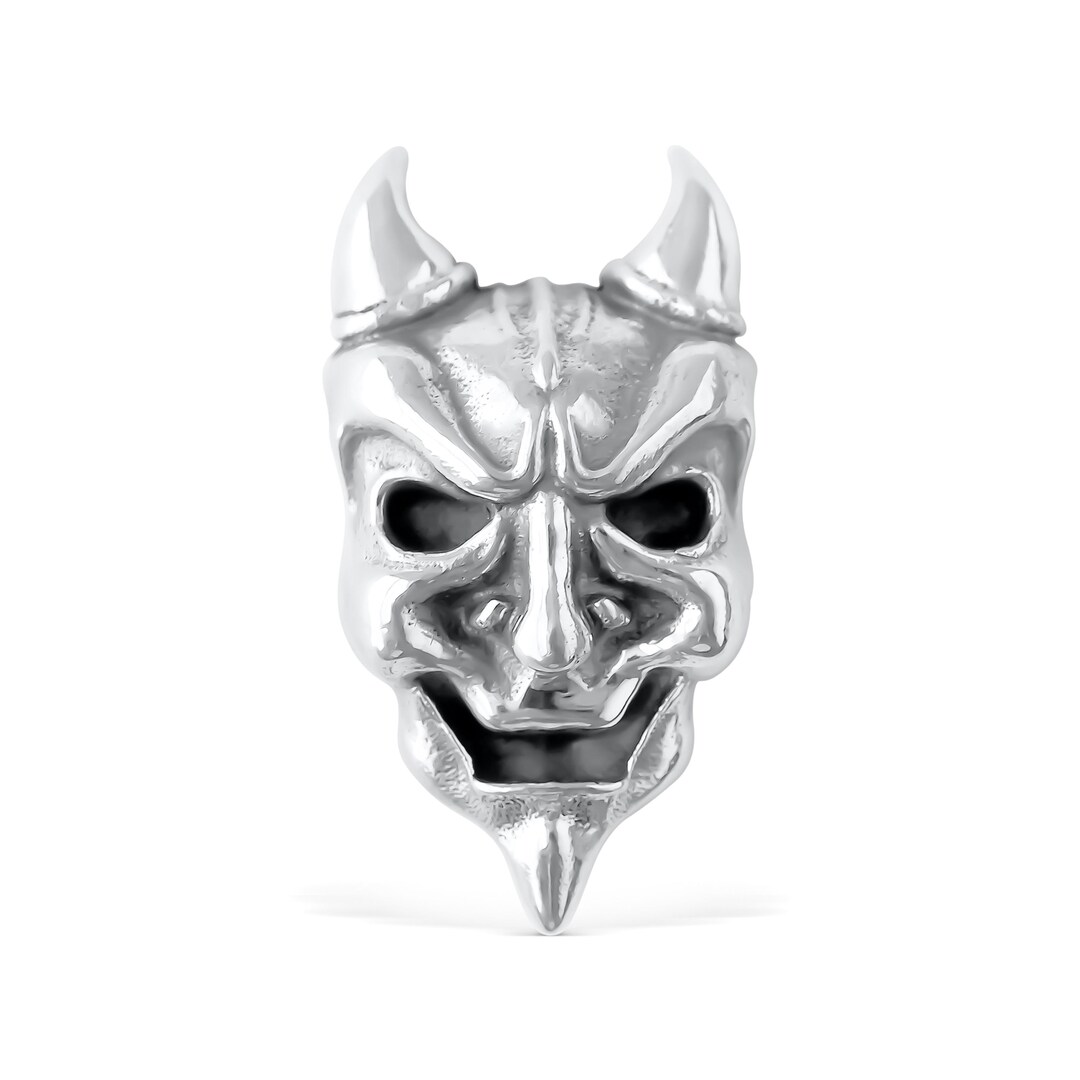 Expanse Amos Silver Oni Mask - Etsy
