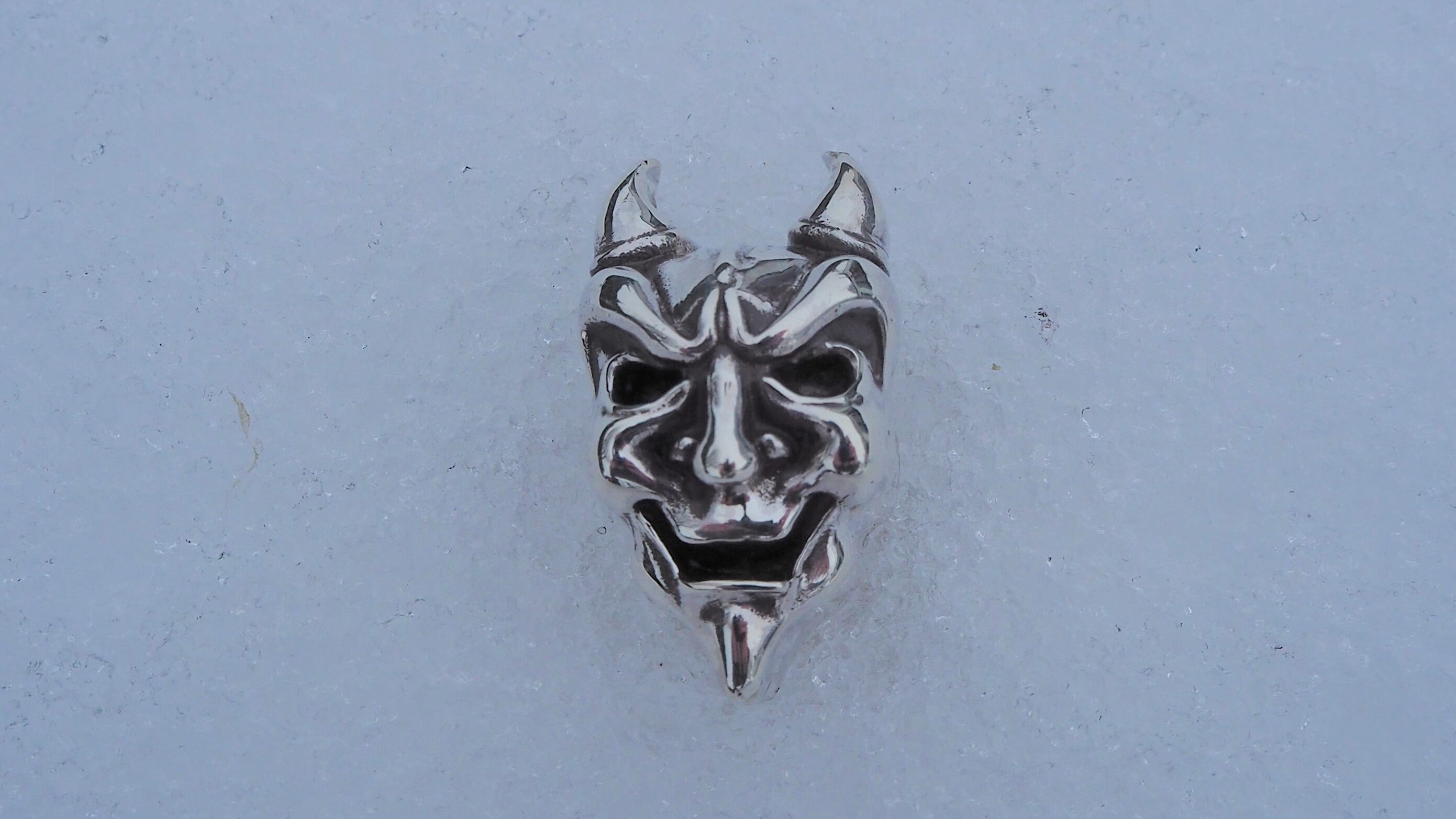 Expanse Amos Silver Oni Mask - Etsy