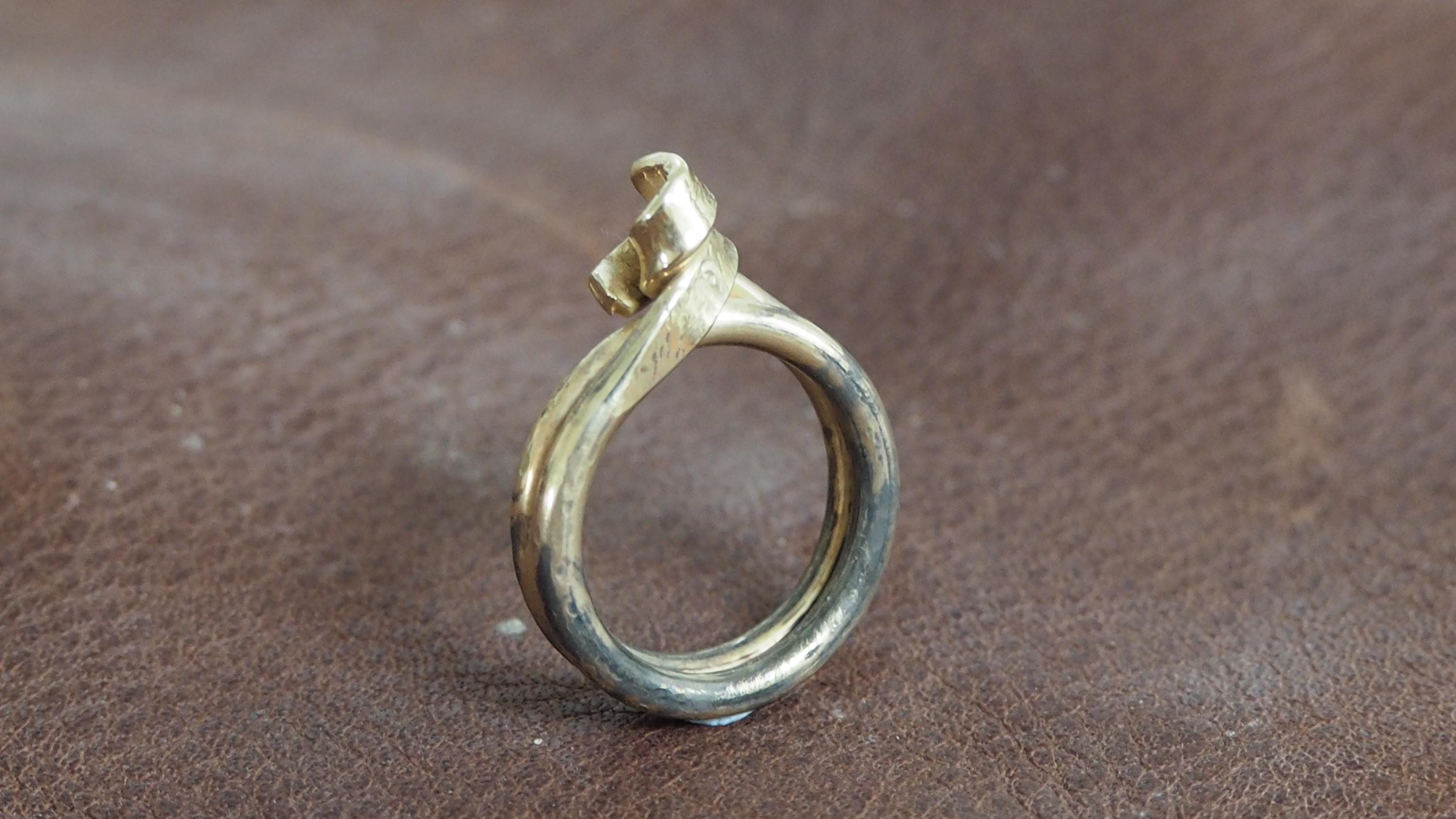 Dany Mother Ring Replica Gold Twist Ring - Etsy UK