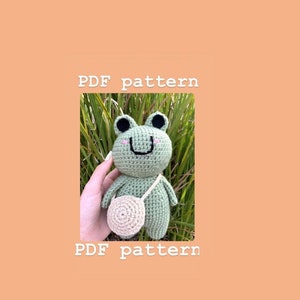 Crochet Frog Coin Purse Card Purse Wallet Pattern - Etsy