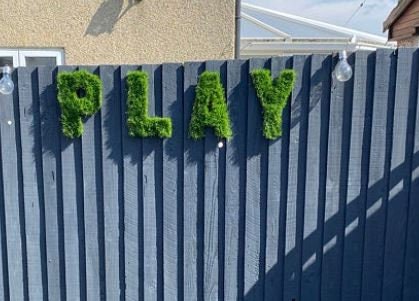 Custom Orders Artificial Grass Words. Personalised Garden - Etsy UK