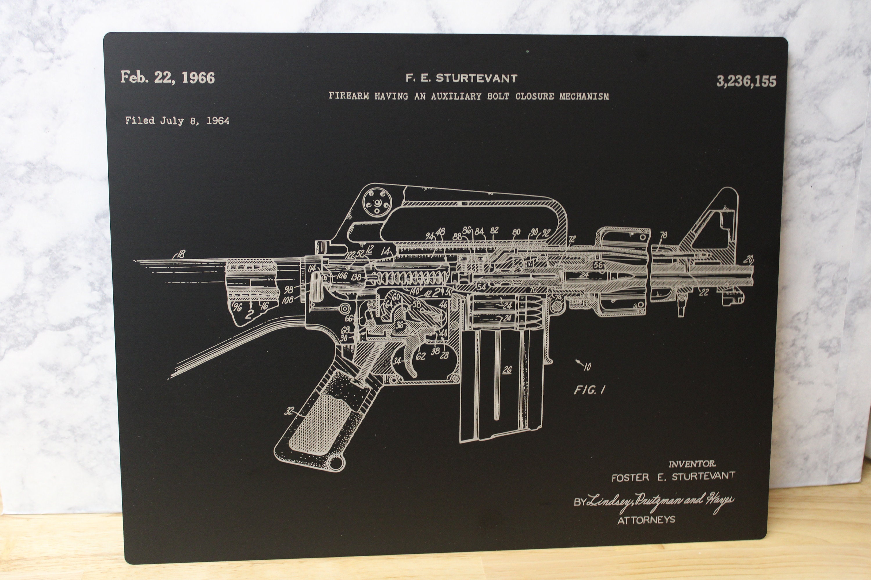 M16 Full Auto Blueprint