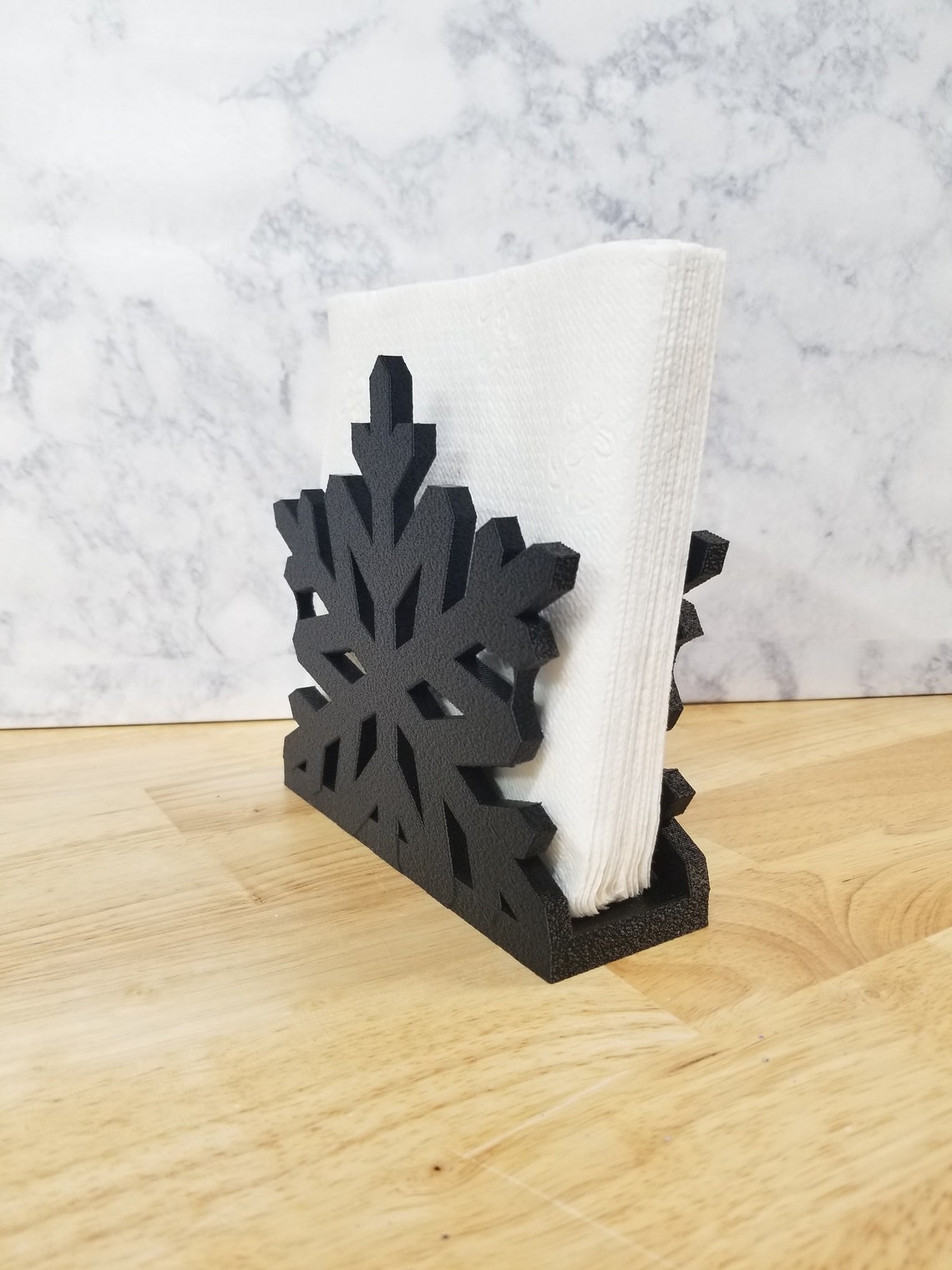 Snowflake Napkin Holder for Winter Christmas Thanksgiving - Etsy