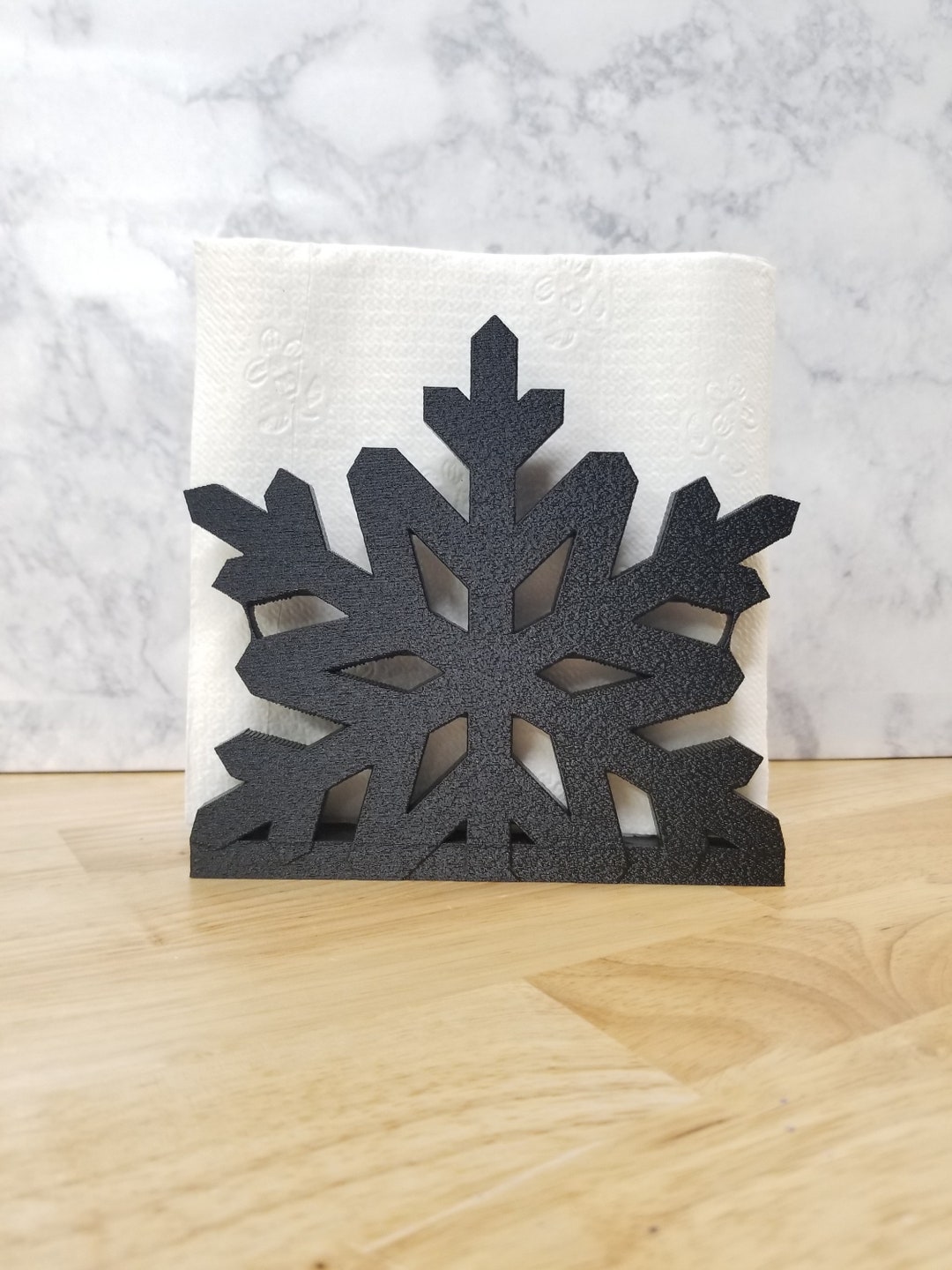 Snowflake Napkin Holder for Winter, Christmas, Thanksgiving Too - Etsy