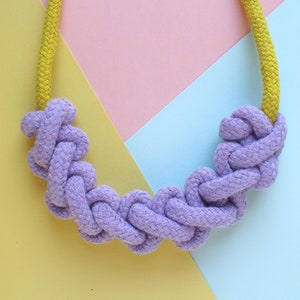 Macrame Necklace Kit - Craft Kit - Macrame Kit- Lazy Millipede Necklace ...