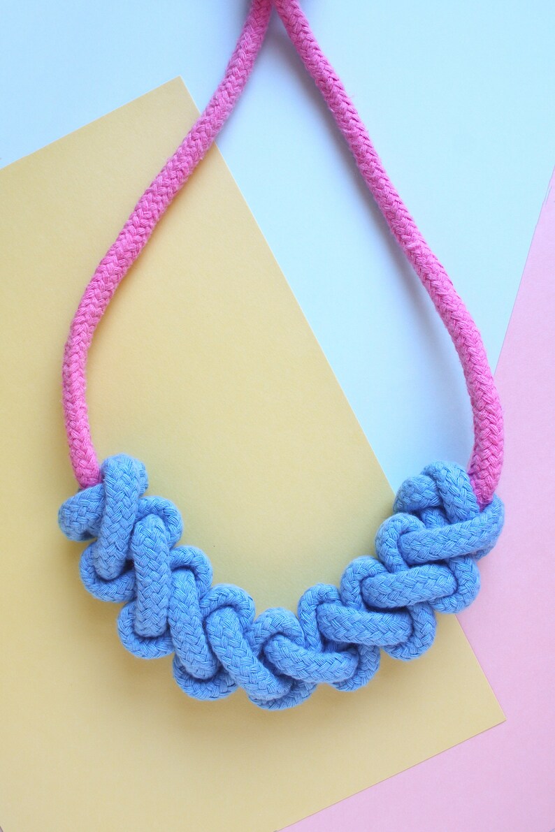 Macrame Necklace Kit - Craft Kit - Macrame Kit- Lazy Millipede Necklace ...