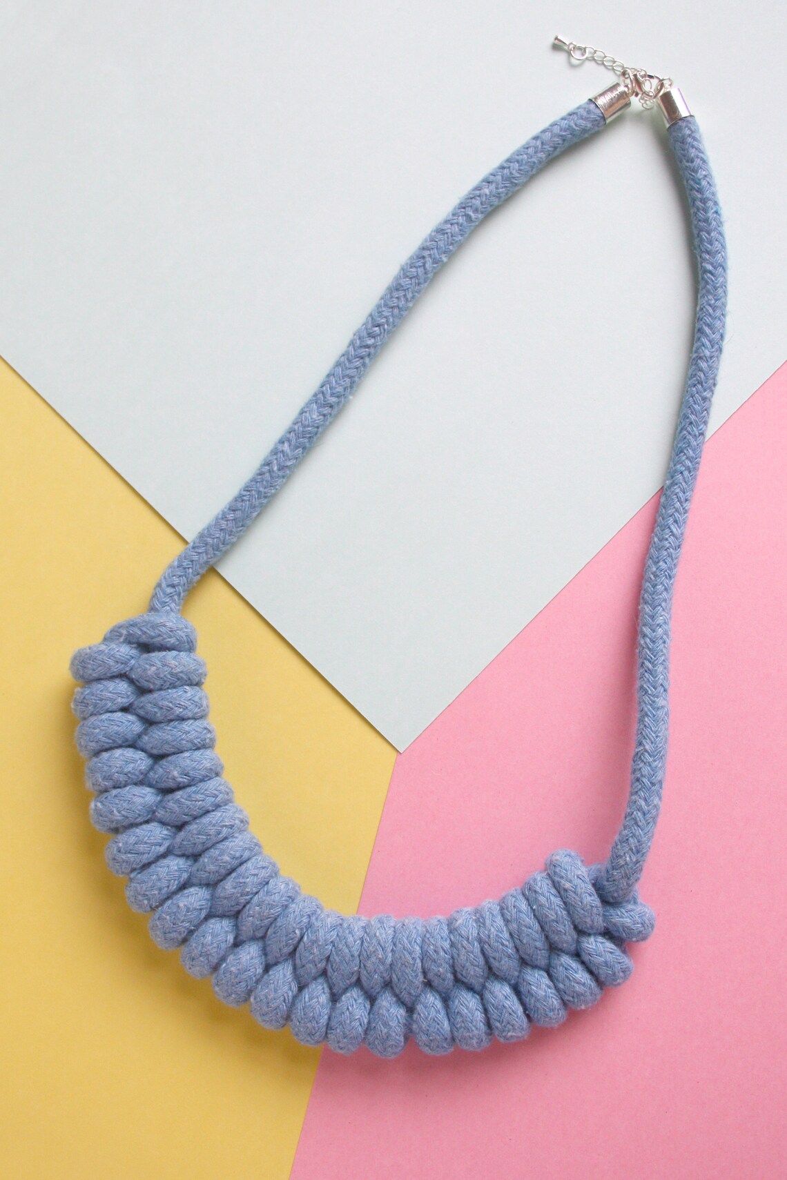 Macrame Necklace Kit Craft Kit for Adults DIY Rope Necklace Kit - Etsy