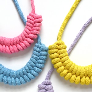 Macrame Necklace Kit - Craft Kit for Adults -DIY Rope Necklace Kit - Etsy