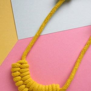 Macrame Necklace Kit - Craft Kit for Adults -DIY Rope Necklace Kit - Etsy