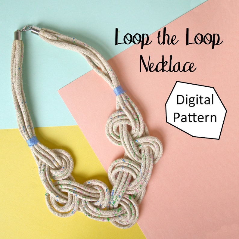 Macrame Necklace Pattern Tutorial, DIY Macrame Necklace, DIY Woven ...