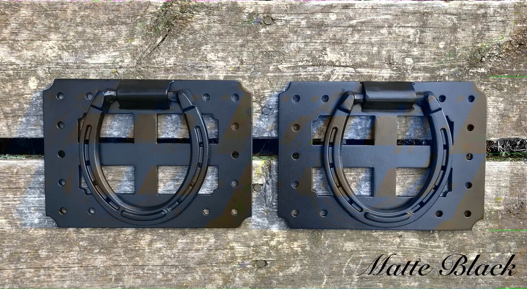 Horseshoe Handle pair Hope Chest Handle Door Knock - Etsy