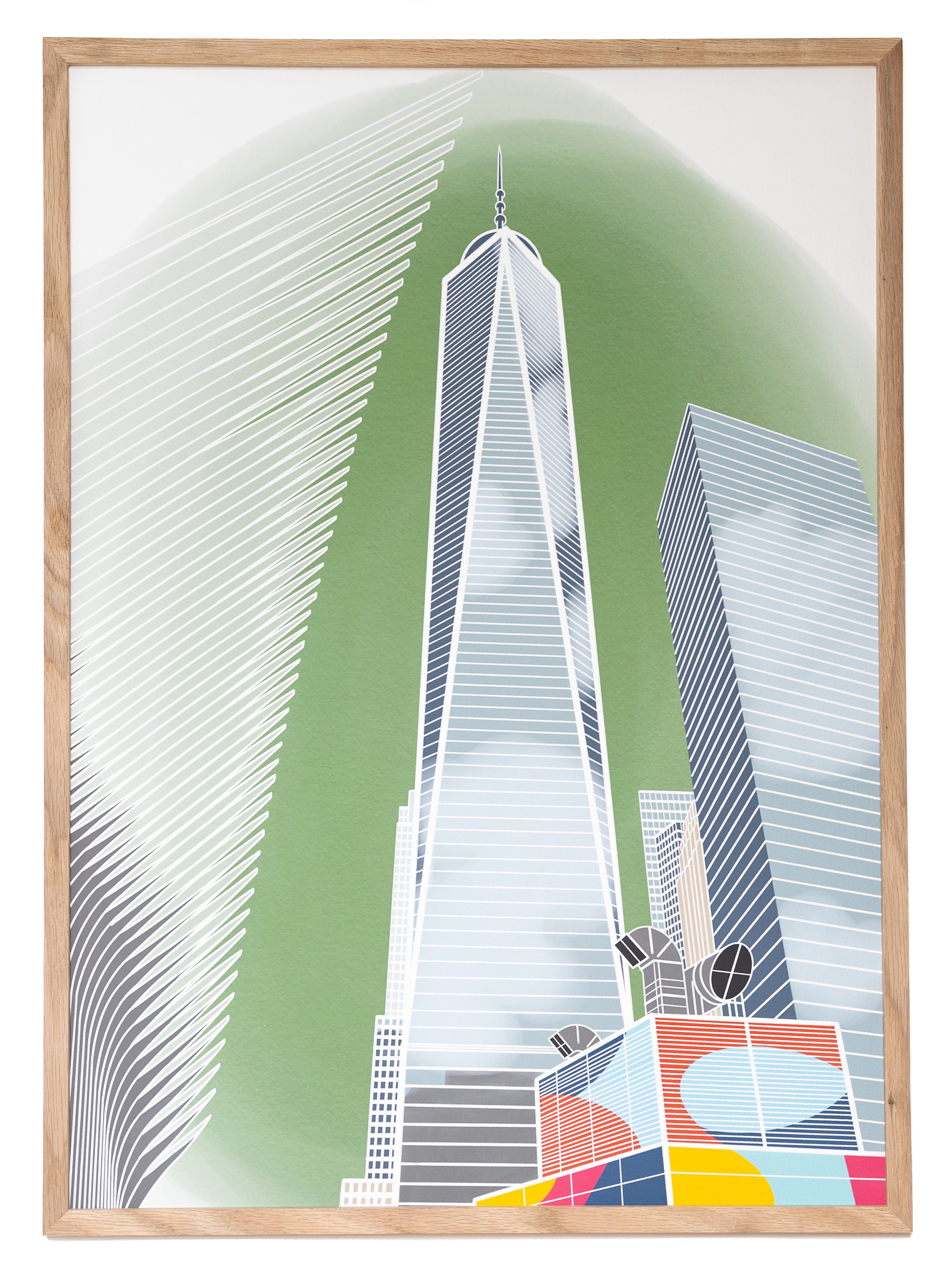 Art Print One World Trade Center, New York, Manhattan, NYC, Big Apple ...