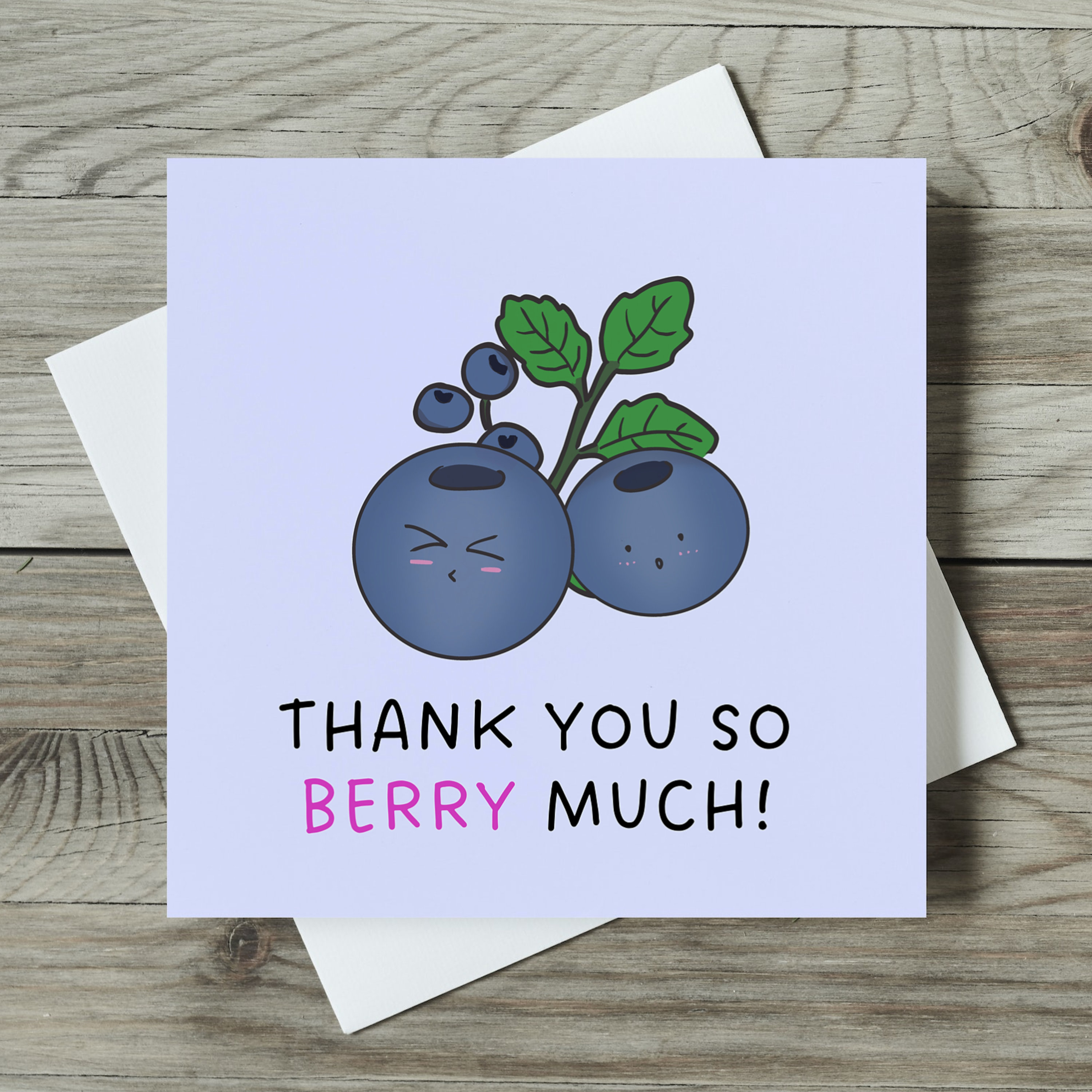 Thank You so Berry Much Thank You Card for Teacher Thank You - Etsy