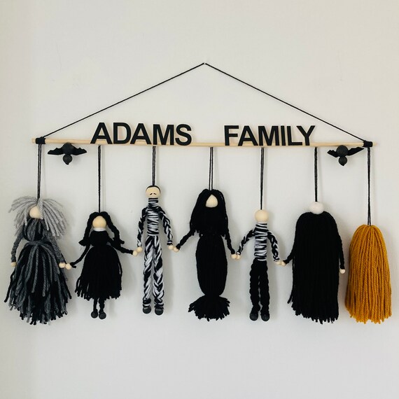 The Addams family wall hanging | Etsy