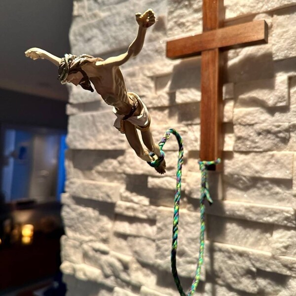 Bungee Jumping Jesus - Etsy