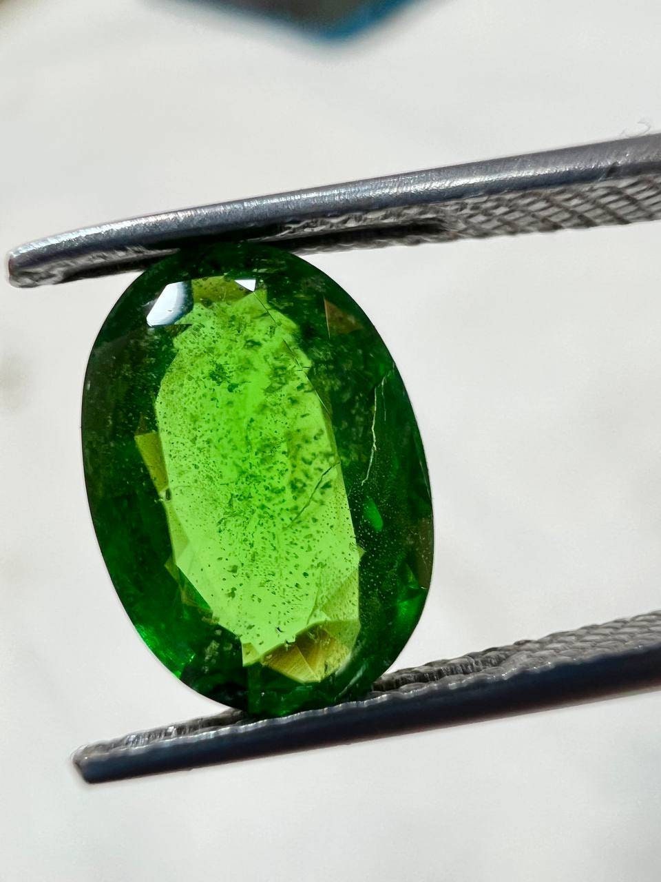 Natural Green Tsavorite cushion Cut Stone Loose Gemstone Tsavorite ...