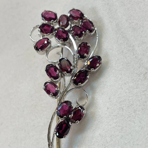 Gemstone Brooch - Etsy