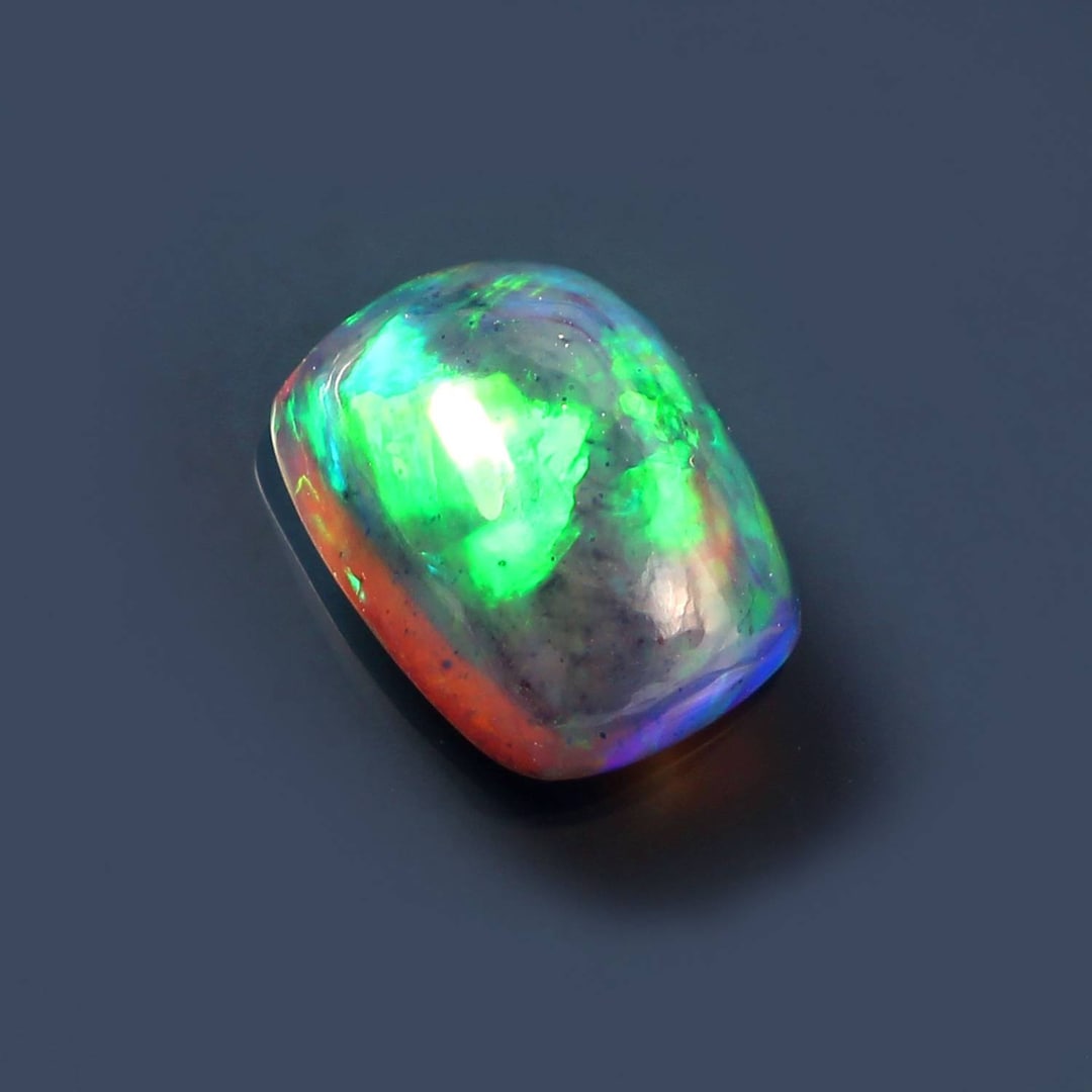 AAA-Grade-Schwarzopal, natürlicher äthiopischer schwarzer Opal ...