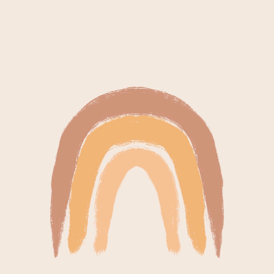 Muted Rainbow Printable Wall Art, Boho Printable Wall Art, Gender ...