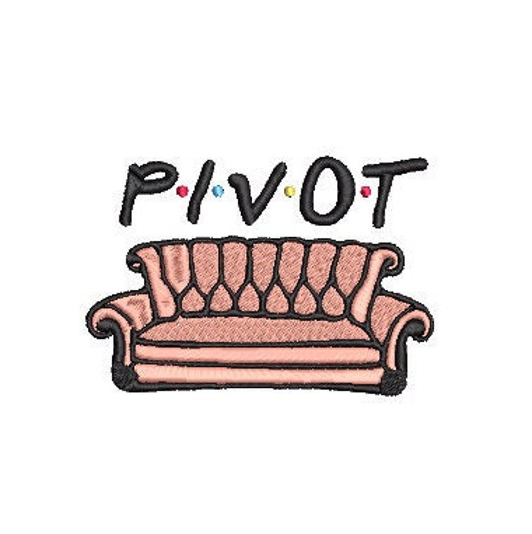 Friends - Pivot Embroidery Design File - Etsy