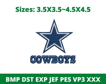 Dallas Cowboys Embroidery Design - Etsy