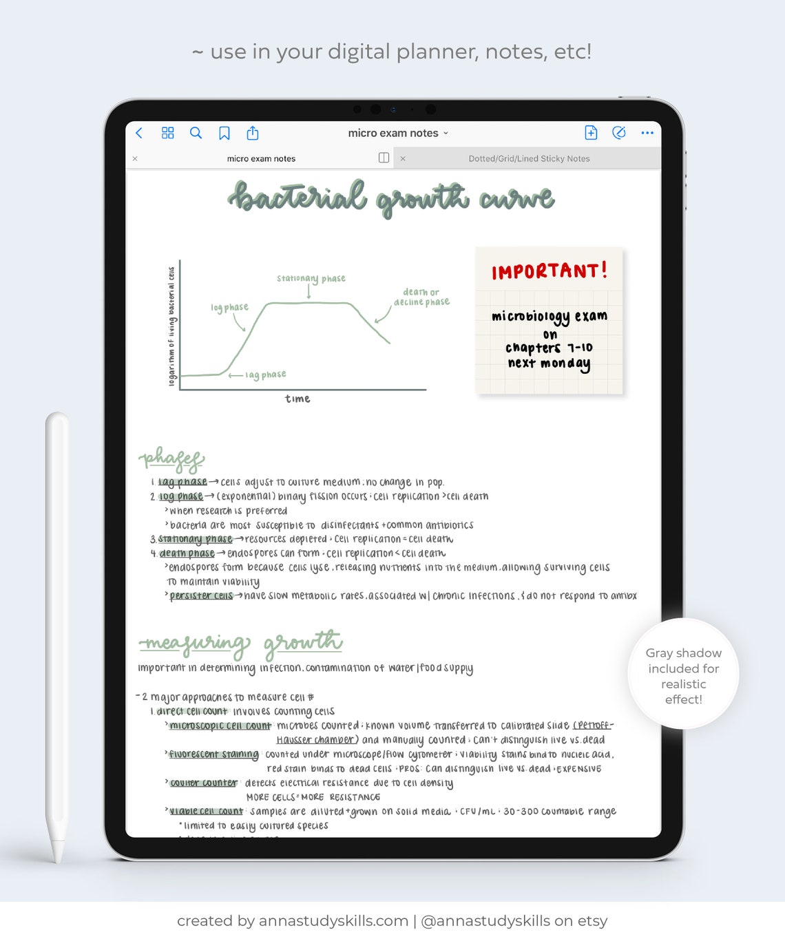 Digital Sticky Notes Goodnotes Digital Stickers Pre Cropped - Etsy