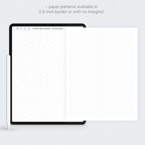 White Paper, Digital Isometric Paper, Note Taking Template, Note Taking ...