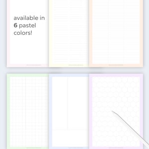 Pastel Digital Note Taking Templates Note Taking Template - Etsy