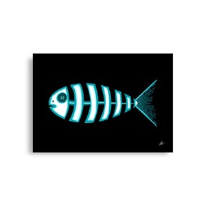 Museum Quality Print (size Options) - X-ray Fish - Cool Drawing Cartoon ...