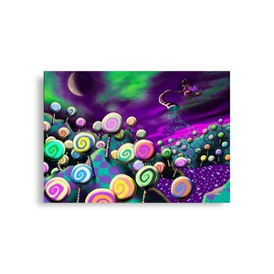 Museum Quality Print (size & Shape Options) - Witch Dusting Lollipops ...